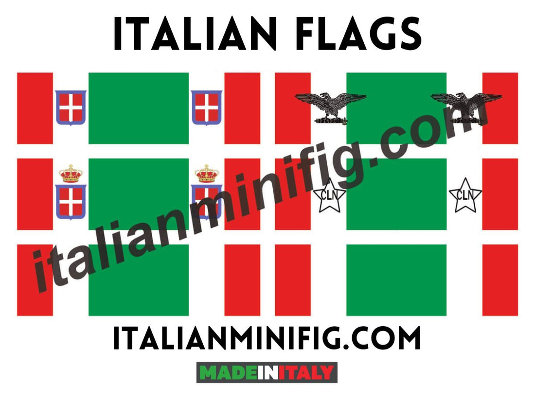 6 historical Italian flags – Italianminifig
