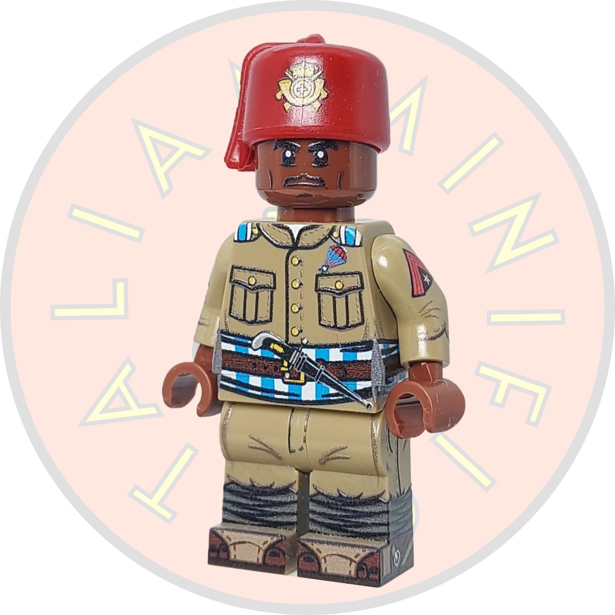 Libyan Air Infantryman WW2 1939–41 | Custom Historical Minifigure for ...